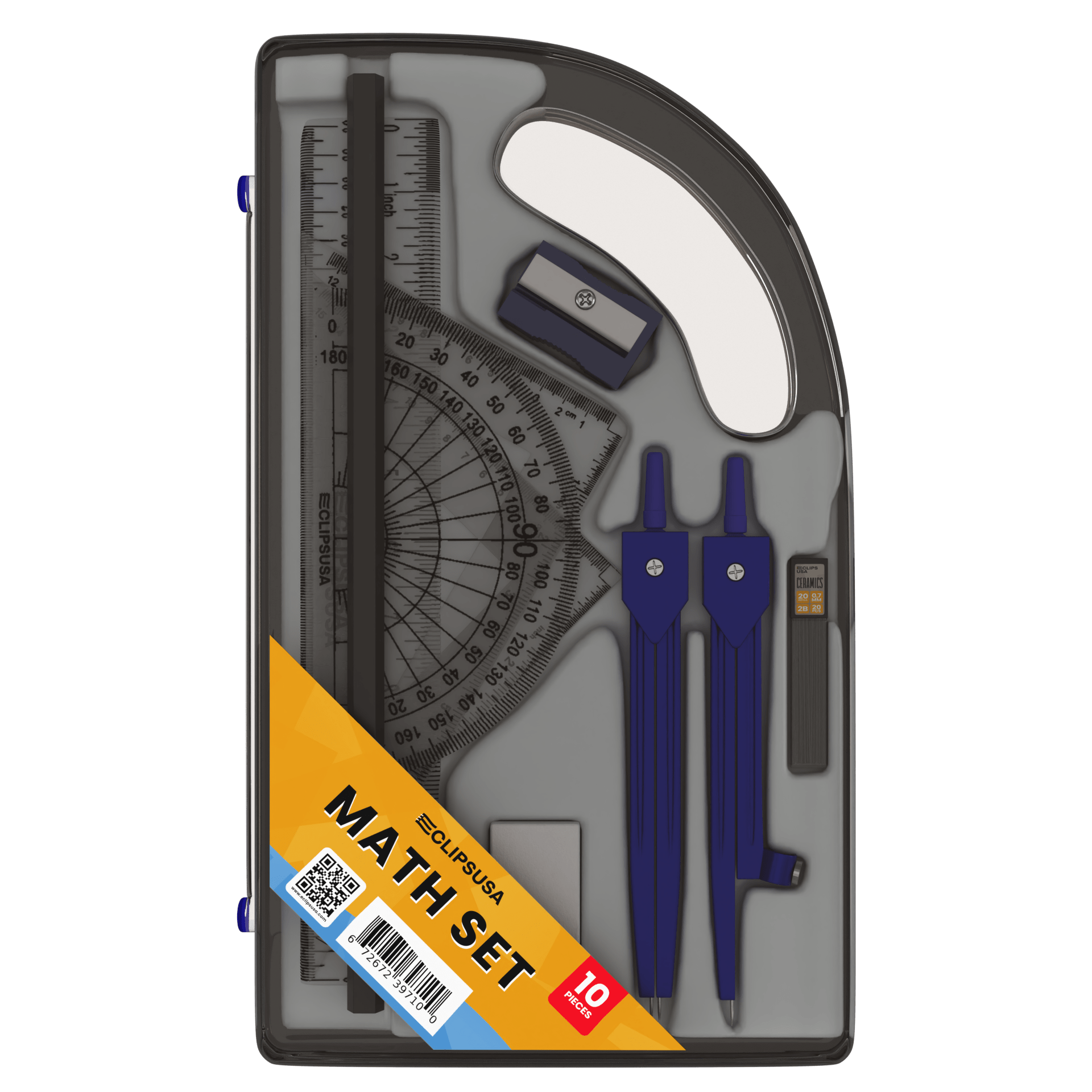 36 Sets: E-Clips USA Geometry Math Set