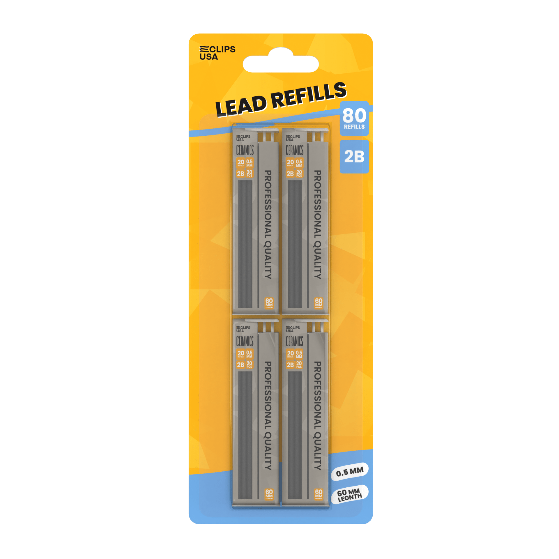 3840 Count: E-Clips USA Mechanical Pencil 0.5 mm Lead Refill