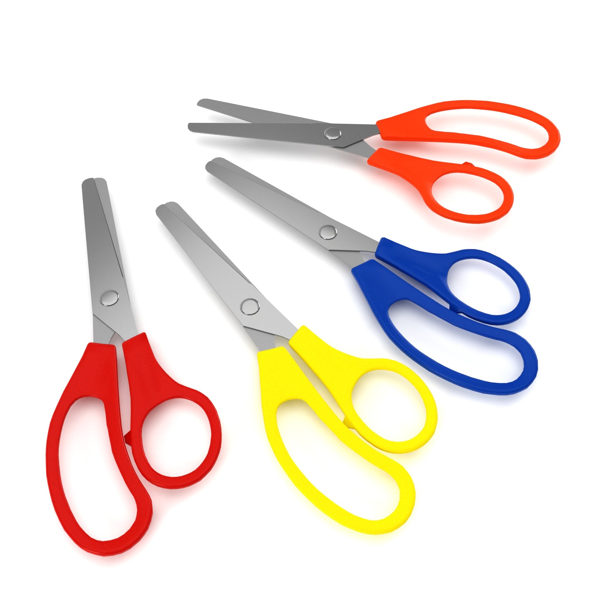 500 Units: E-Clips USA Kids Scissors