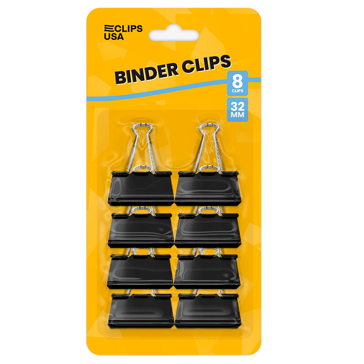 384 Count: E-Clips USA Large Binder Clips