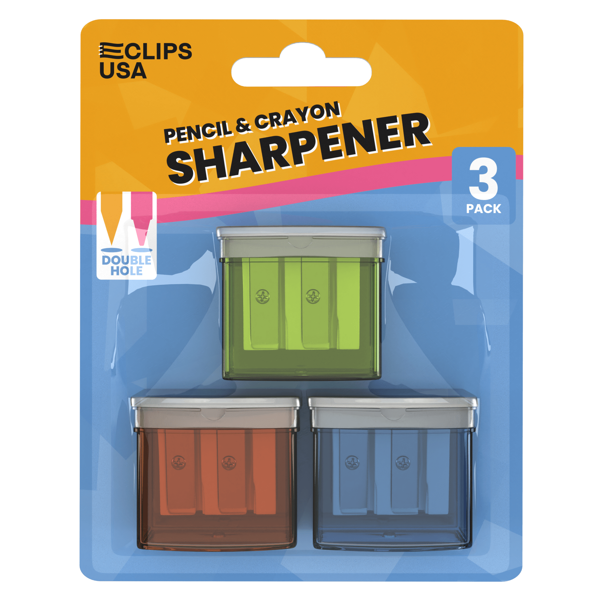108 Count: E-Clips USA Manual Pencil Sharpeners