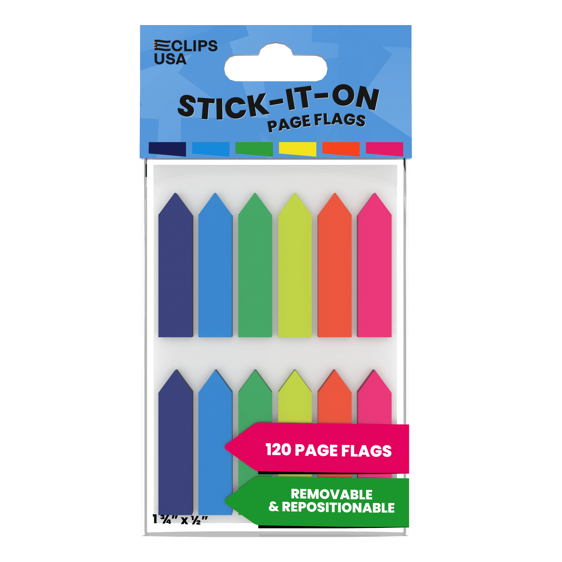 12000 Count: E-Clips USA Page Arrows Marker